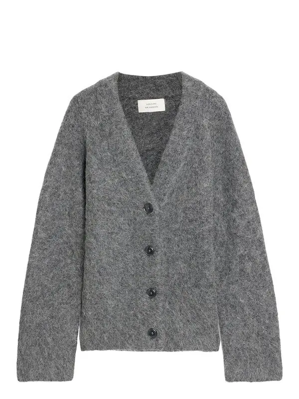Loulou De Saison Lynn Alpaca-blend Cardigan - Gray