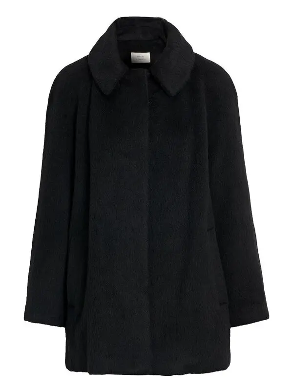 Loulou De Saison Jakob Alpaca And Wool-blend Jacket - Black