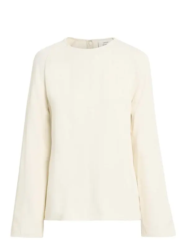 Loulou De Saison Aiza Twill Top - Ivory