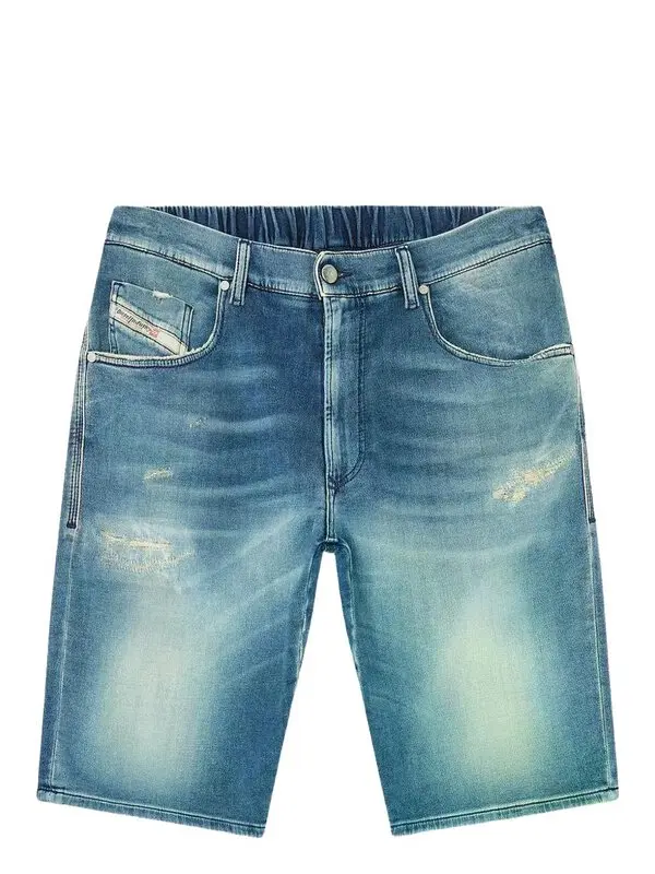 DIESEL® Drawstring Denim Shorts - Blue