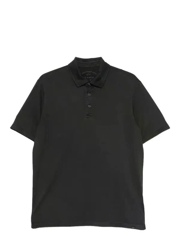 Paul & Shark Logo-patch Polo Shirt - Black