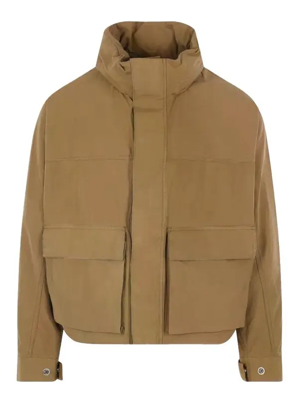 LEMAIRE High-neck Jacket - Brown