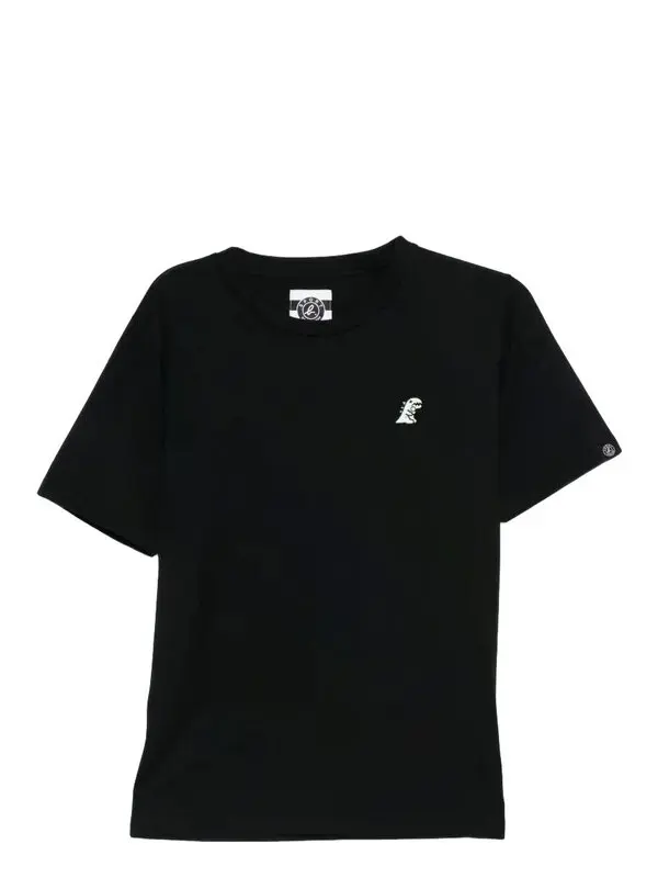 AGNES B. Dino-patch Crew-neck T-shirt - Black