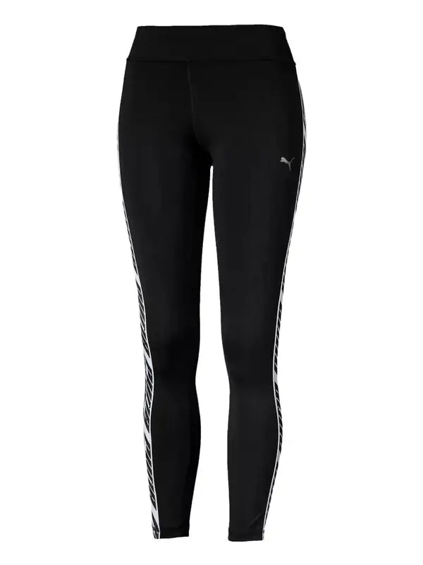 PUMA Logo Tape Leggings - Black