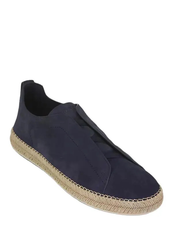 Zegna Triple Stitch Espadrilles - Blue