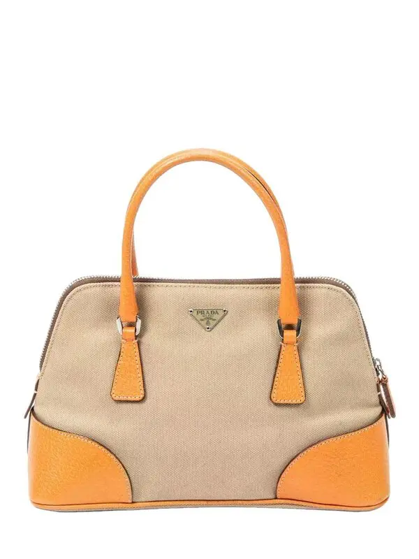 Prada Small Cinghiale Canapa Tote Bag - Neutrals
