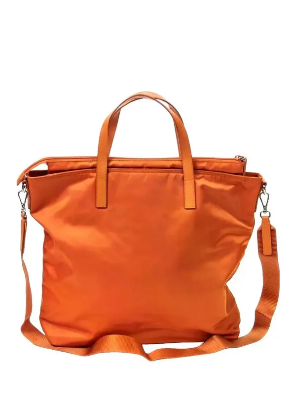 Prada Large Convertible Tote Bag - Orange