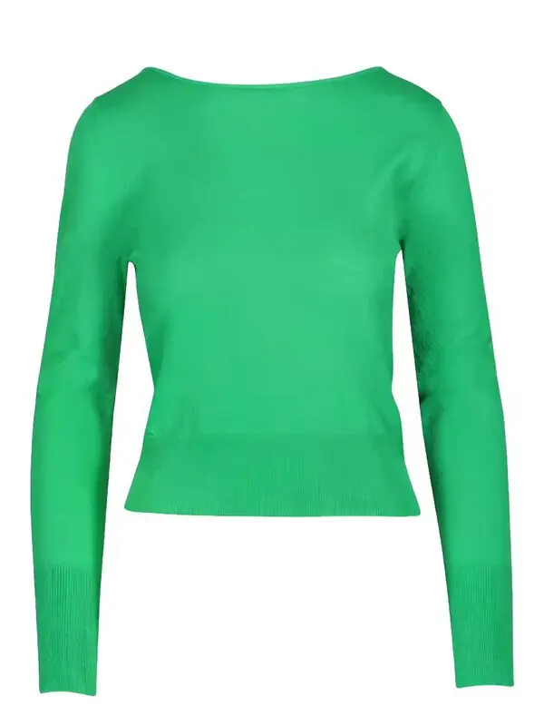 AKNVAS Lily Lace-up Top - Green