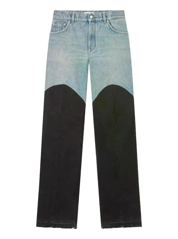 Stella McCartney Patchwork Panel Denim Jeans - Blue
