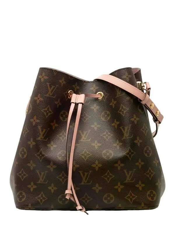 LOUIS VUITTON Monogram Neonoe Mm Bucket Bag - Brown