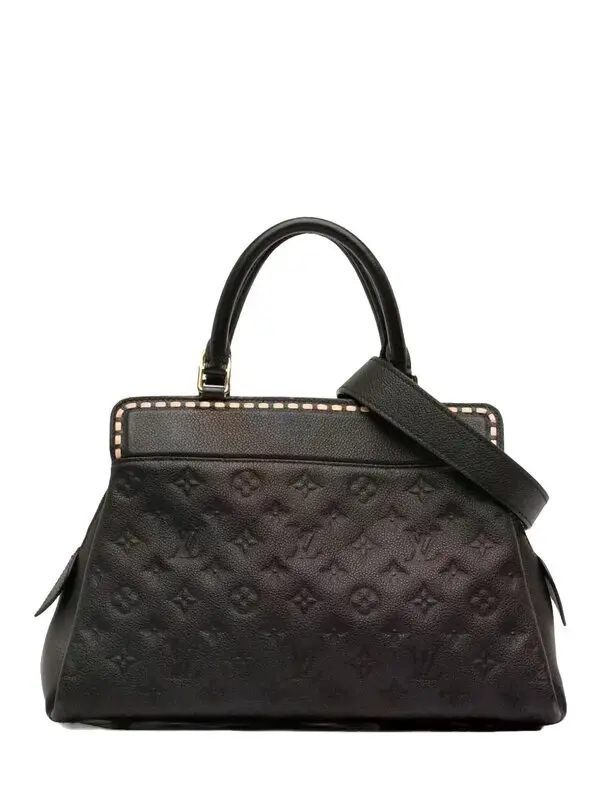 LOUIS VUITTON Monogram Empreinte Vosges Mm Satchel - Black