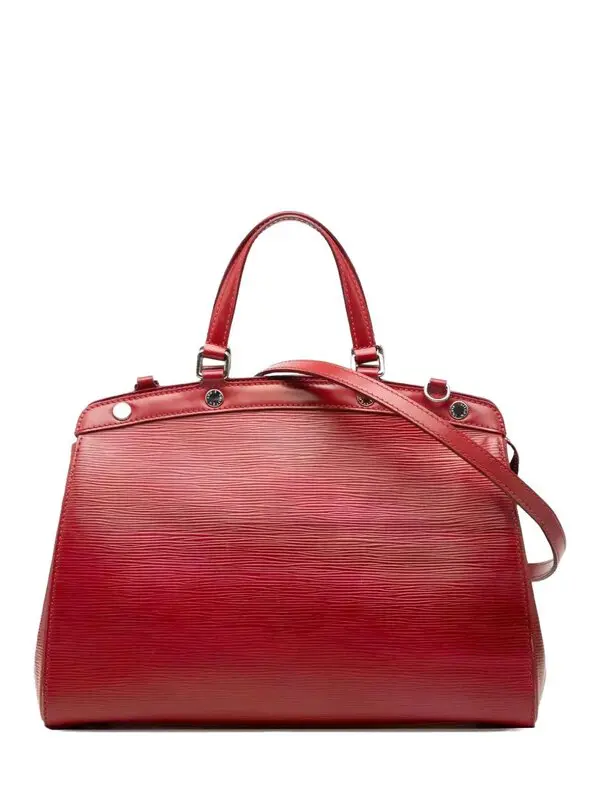 LOUIS VUITTON Epi Brea Mm Satchel - Red