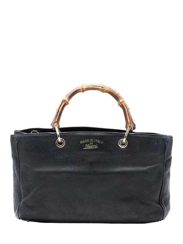 Gucci Bamboo Shopper Satchel - Black