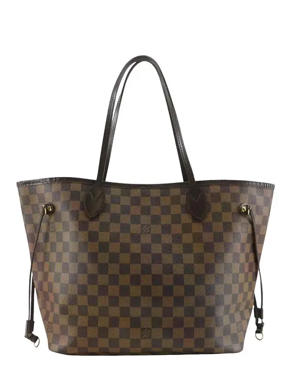 LOUIS VUITTON Damier Ebene Neverfull Mm Tote Bag - Brown