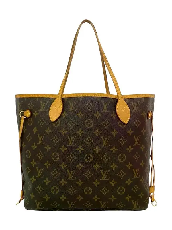 LOUIS VUITTON Monogram Neverfull Mm Tote Bag - Brown