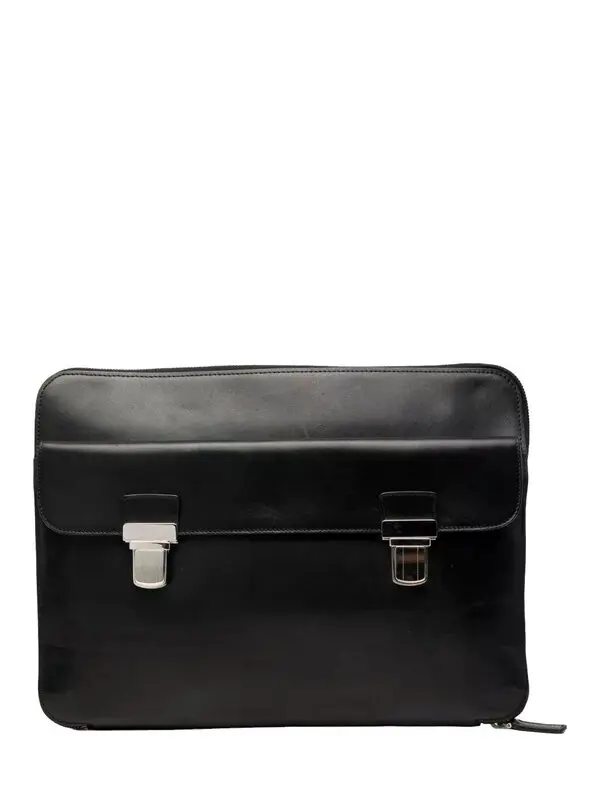 Saint Laurent 2014 Leather Clutch Bag - Black