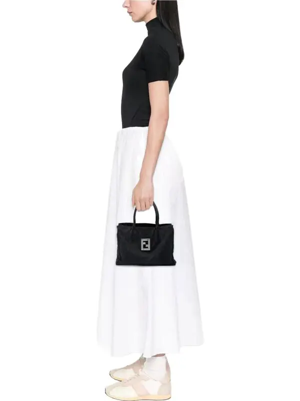 Fendi Zucca Canvas Tote Bag - Black