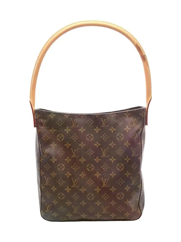 LOUIS VUITTON Monogram Looping Gm Shoulder Bag - Brown