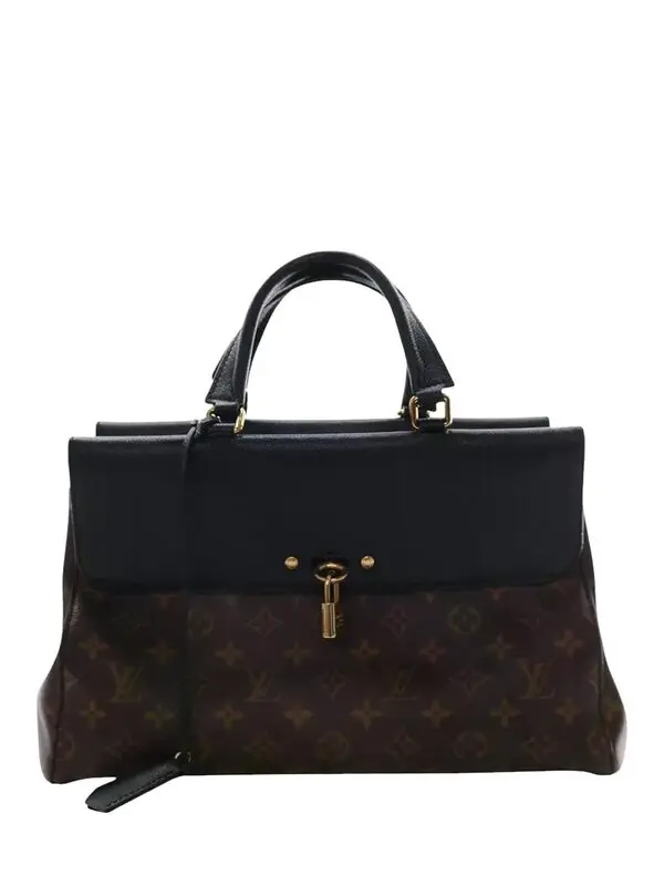 LOUIS VUITTON Monogram Venus Satchel - Black