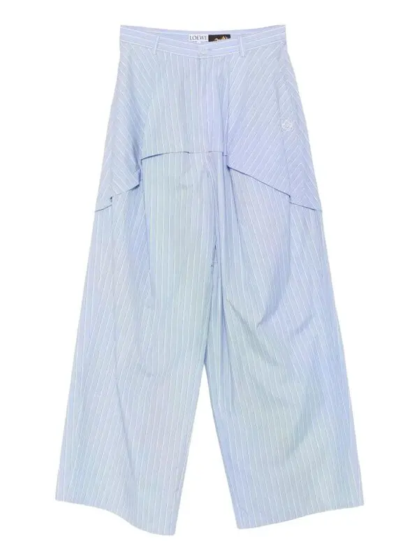 Loewe X Paula's Ibiza Striped Trousers - Blue