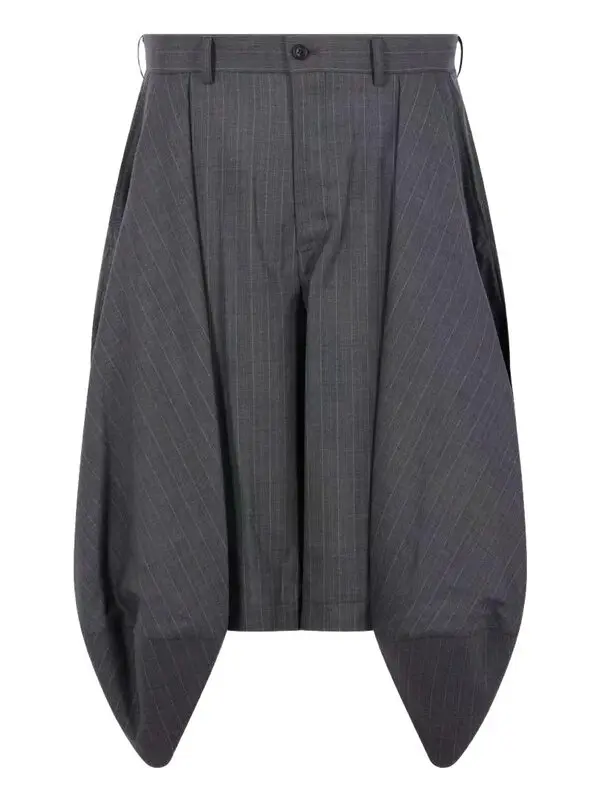 Comme Des Garçons Draped Trousers - Grey