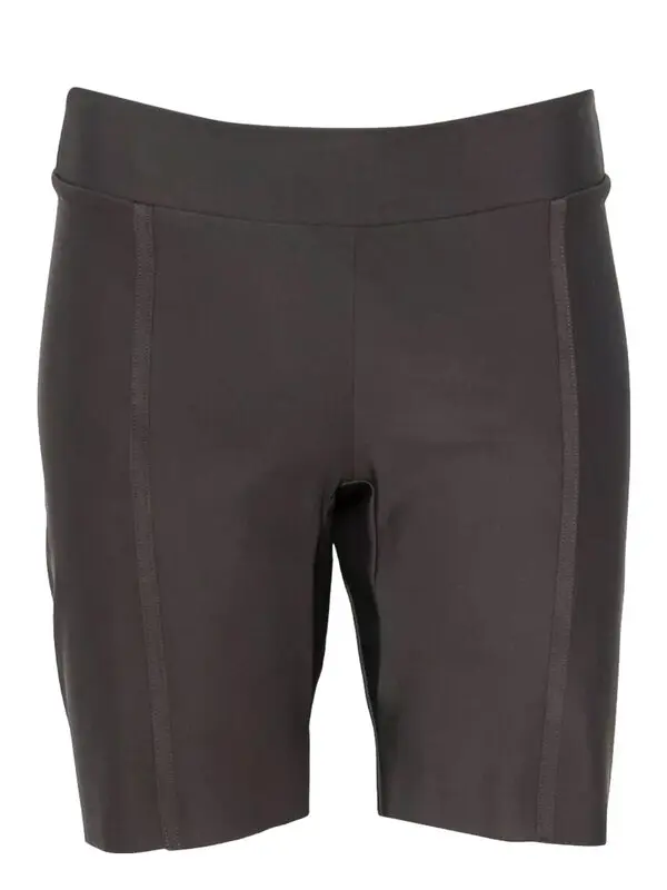 ROA Panelled Logo Detail Shorts - Brown
