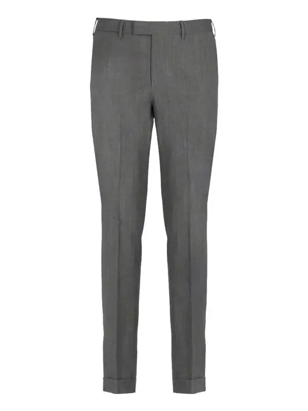 PT TORINO Pressed Crease Trousers - Grey