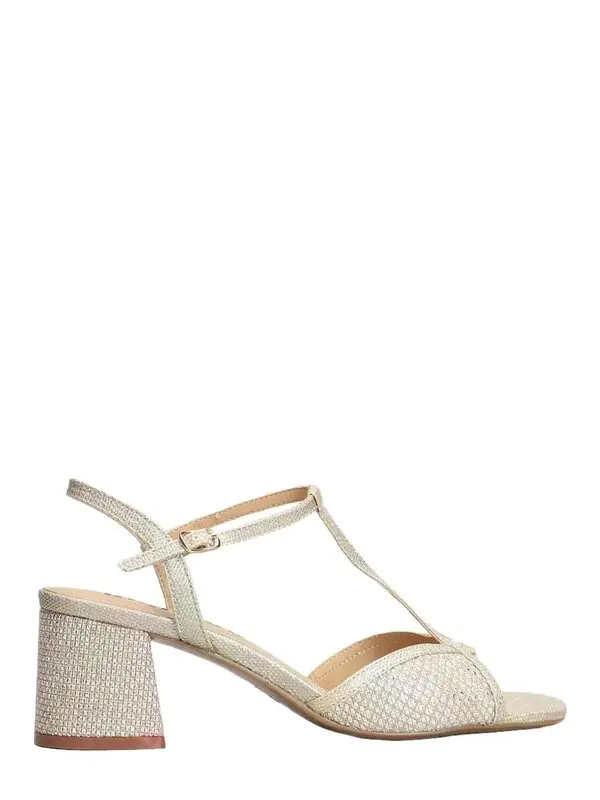 BIBI LOU Maica Crystal-embellished Sandals - Neutrals
