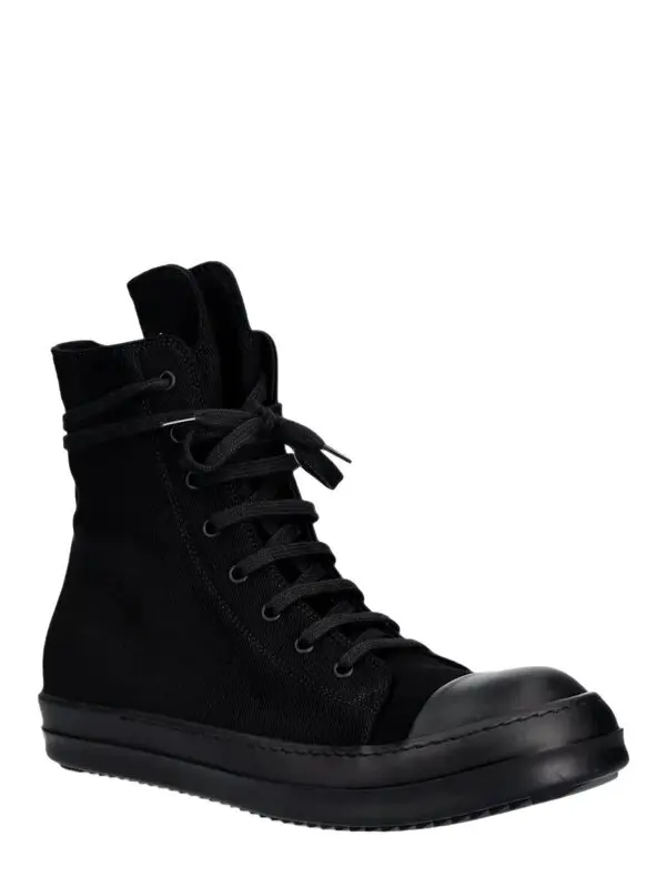 Rick Owens Lace-up Zip-fastening Sneakers - Black