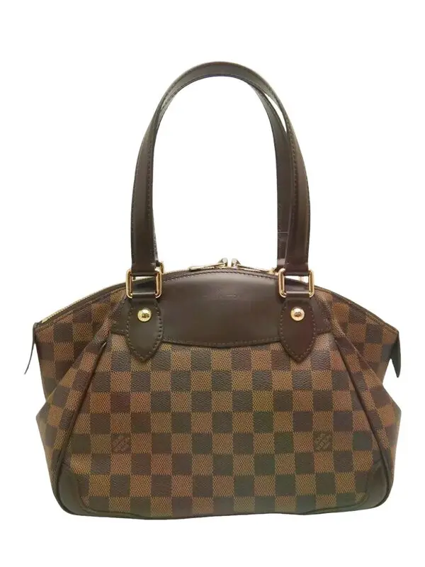 LOUIS VUITTON Damier Ebene Verona Pm Satchel - Brown