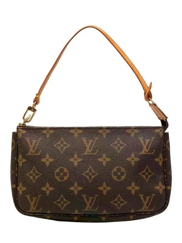 LOUIS VUITTON Monogram Pochette Accessoires Shoulder Bag - Brown