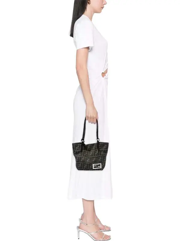 Fendi Mini Zucca Canvas Tote Bag - Brown