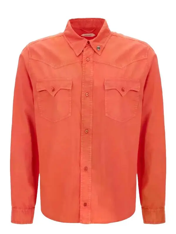 Versace Flap-pocket Shirt - Red