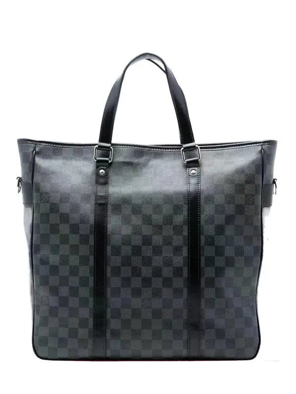 LOUIS VUITTON Damier Graphite Tadao Satchel - Black