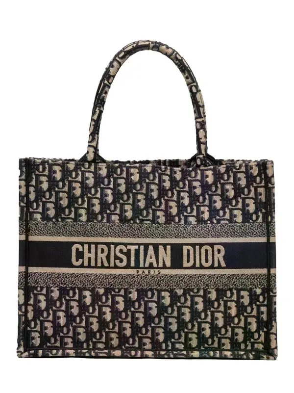 Dior Medium Book Tote Bag - Blue