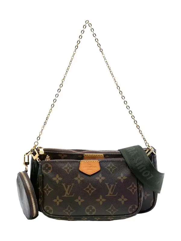 LOUIS VUITTON Monogram Multi Pochette Accessoires Satchel - Brown