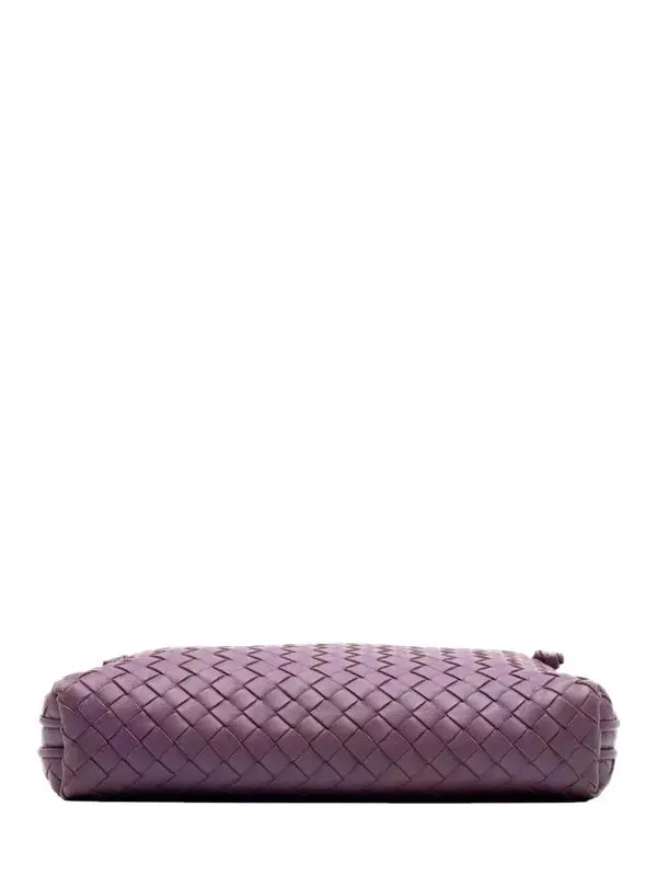 Bottega Veneta Nappa Intrecciato Nodini Crossbody Bag - Purple