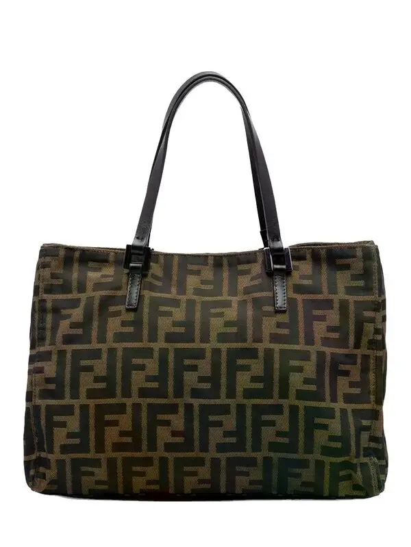 Fendi Zucca Canvas Tote Bag - Brown