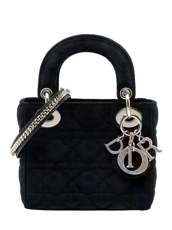 Dior Lady Mini Satchel - Black