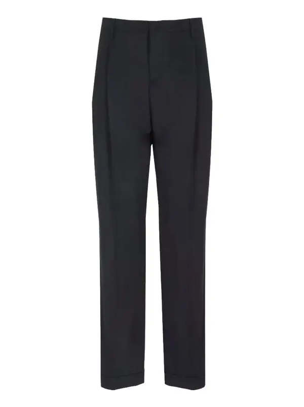BRIGLIA 1949 High-waisted Tailored Trousers - Blue