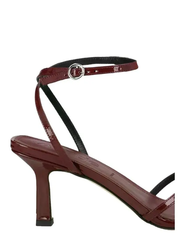 AeydĒ Maevve Leather Strappy Sandals - Red