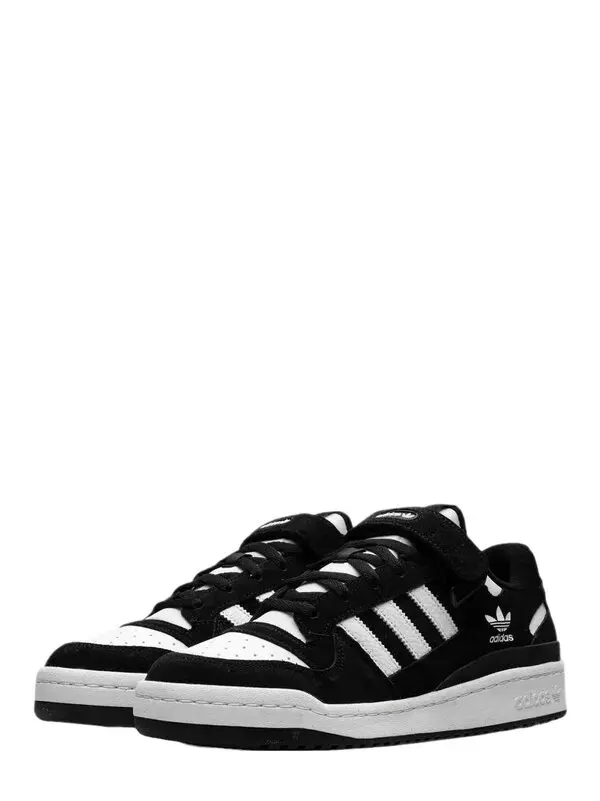 Adidas Forum Low Touch-strap Sneakers - Black