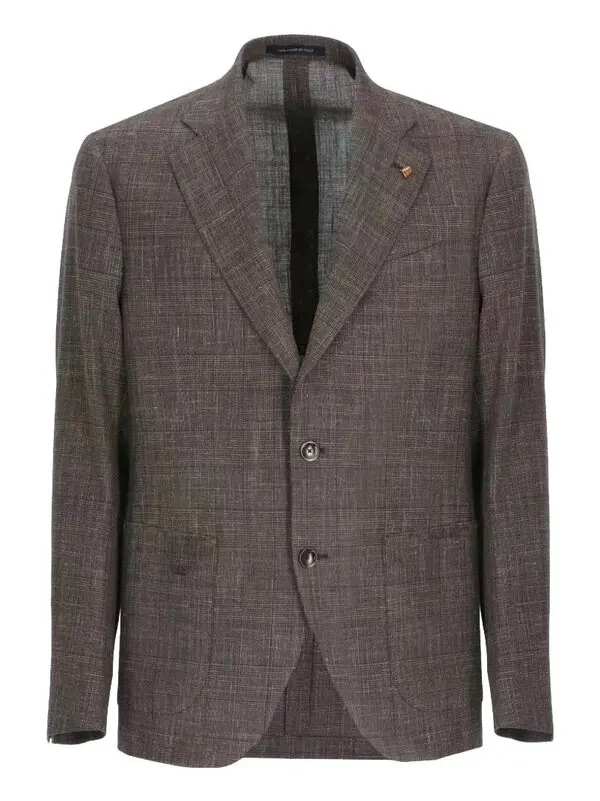 LATORRE Notched-lapel Blazer - Brown