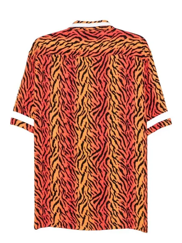 BLUE SKY INN Waiter Tiger-print Shirt - Orange
