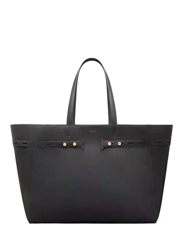 Thom Browne Mr. Thom Leather Tote Bag - Black