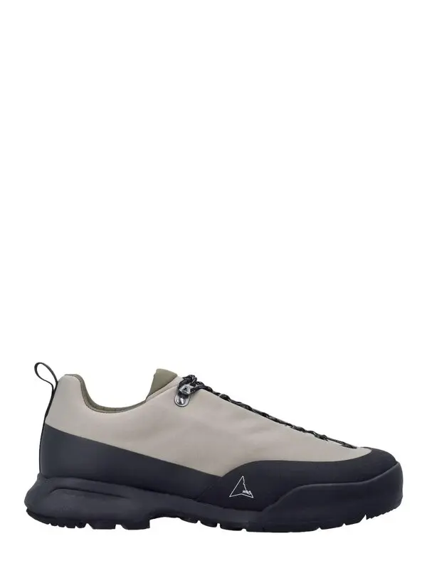 ROA Cingino Technical Fabric And Rubber Low Top Sneakers - Sage