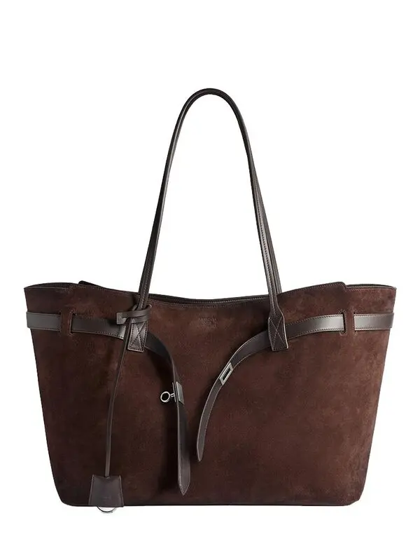 Balenciaga Bel Air Large Tote Bag - Brown