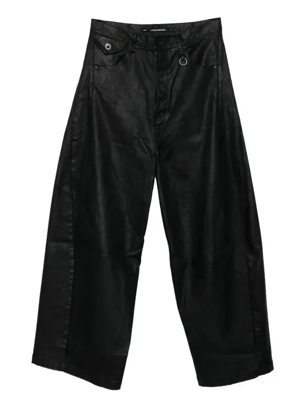 JULIUS Wide-leg Trousers - Black