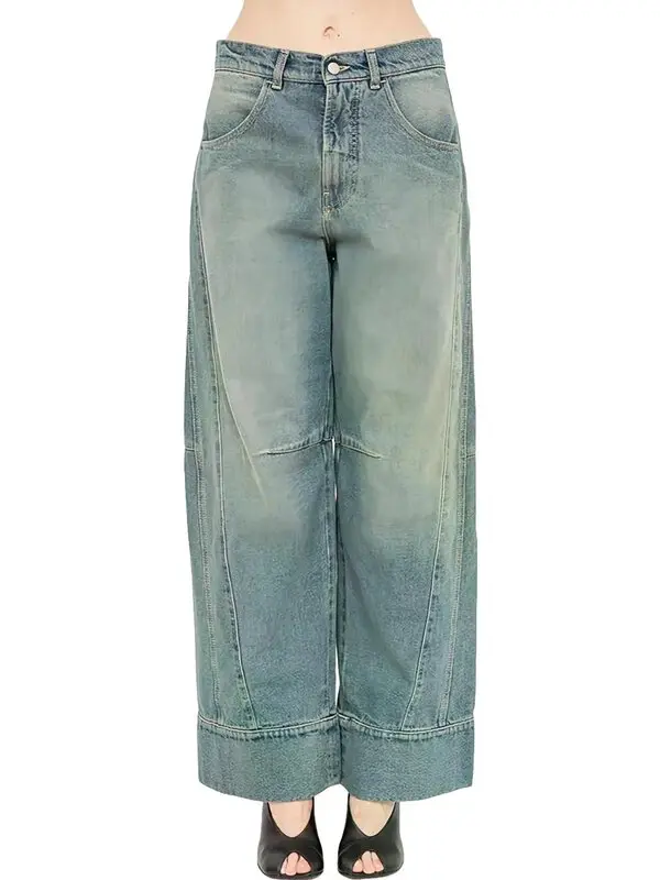 Andrea Ya'aqov High-cuff Jeans - Blue