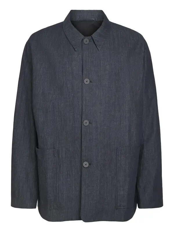 Studio Nicholson Cotton-linen Nopi Jacket - Navy